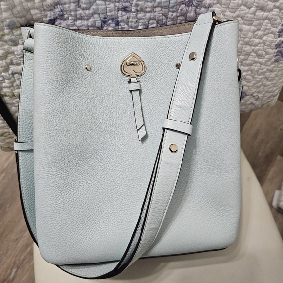 kate spade | Bags | Kate Spade Light Blue Crossbody Bag | Poshmark